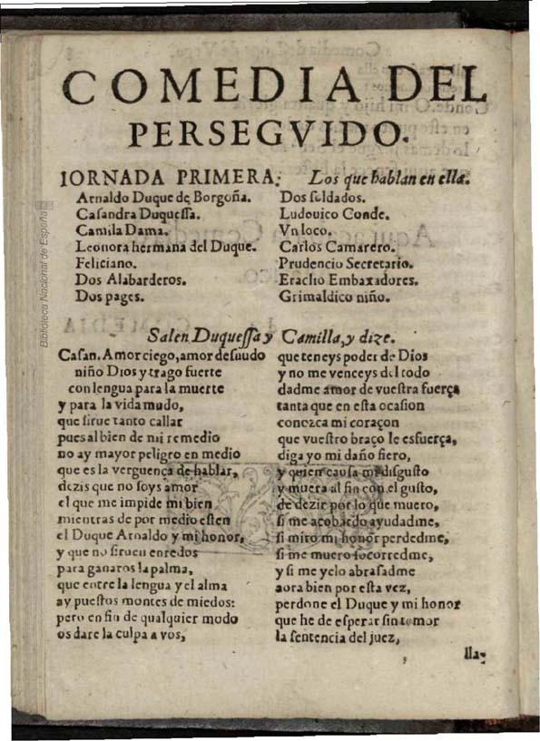 Carlos el perseguido | Biblioteca Virtual Miguel de Cervantes